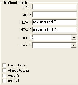 Setup>Customers>Customer Fields =>